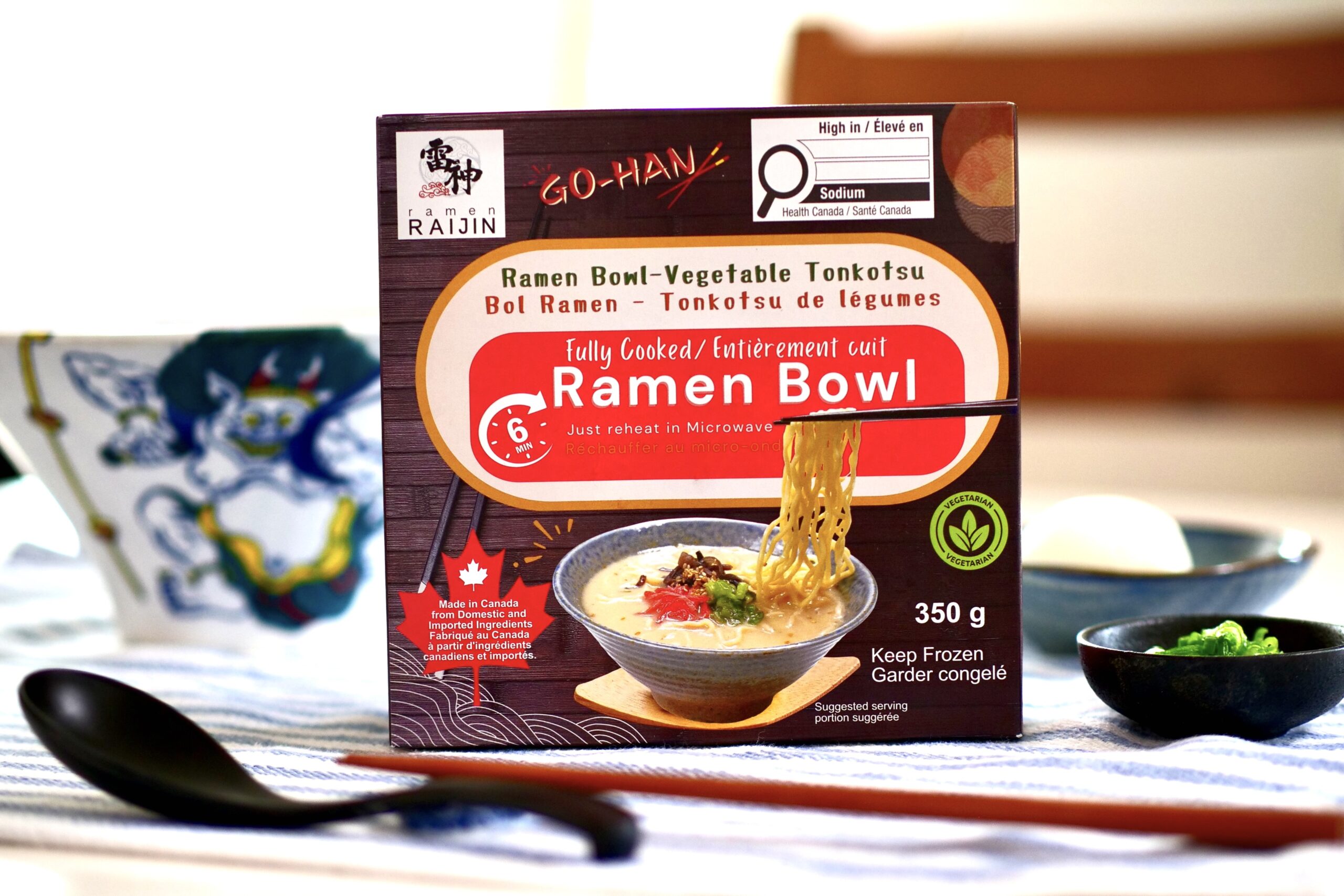 🍜 Ramen RAIJIN Frozen Vegetarian Tonkotsu in Metro Vancouver
